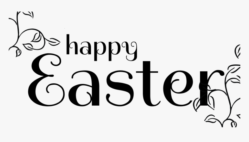 Happy Easter - Calligraphy, HD Png Download , Transparent Png Image ...