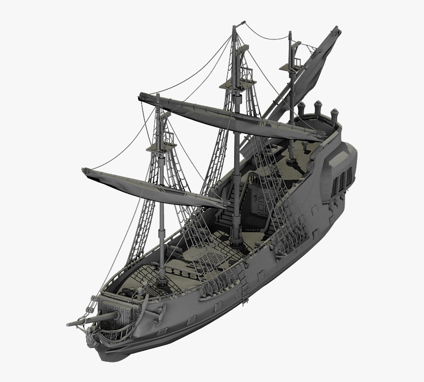 Download Sailing Ship 3d Model, HD Png Download , Transparent Png Image ...