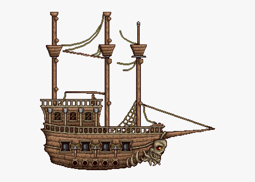 Terraria Pirate Invasion Ship, HD Png Download , Transparent Png Image ...
