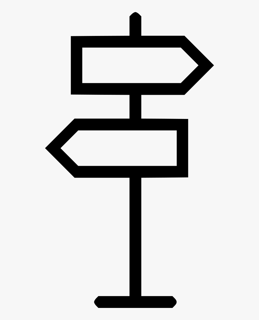 Sign Trip Direction Path Marker Sign Post - Direction Post Icon, HD Png ...