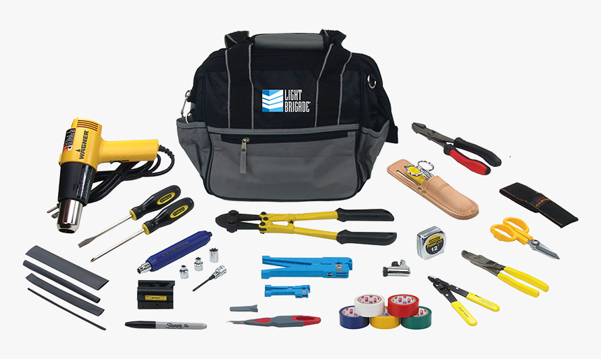 Tool Kit T Kms 150 Dpi - Fiber Optic Cable Fusion Splicing Tool Kit, HD ...