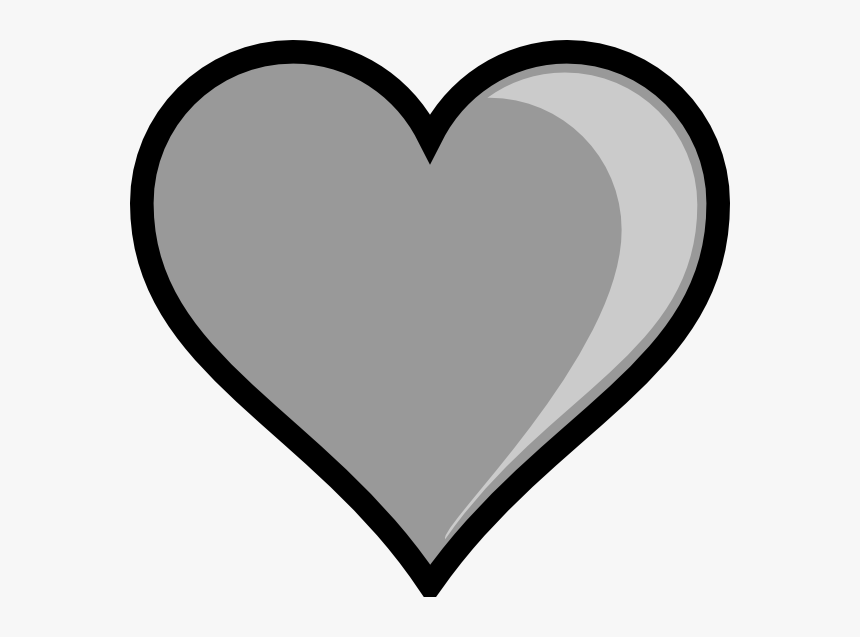 Transparent Grey Heart Clipart - Cute Heart Clipart Blue, HD Png ...