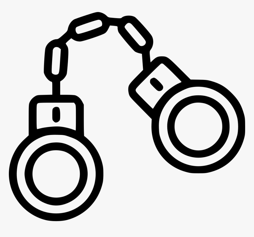 Handcuff Clipart Svg - Handcuff Png, Transparent Png , Transparent Png ...