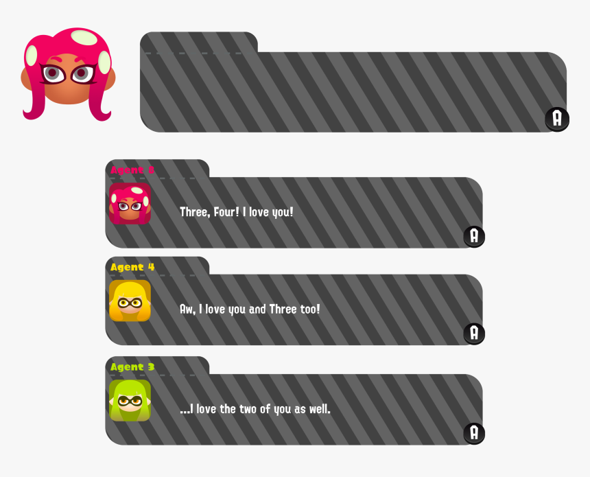 Splatoon Text Box Template HD Png Download Transparent Png Image 
