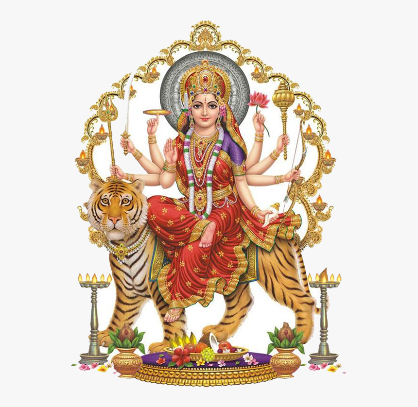 Durga Maa , Png Download - Jai Mata Di, Transparent Png , Transparent ...
