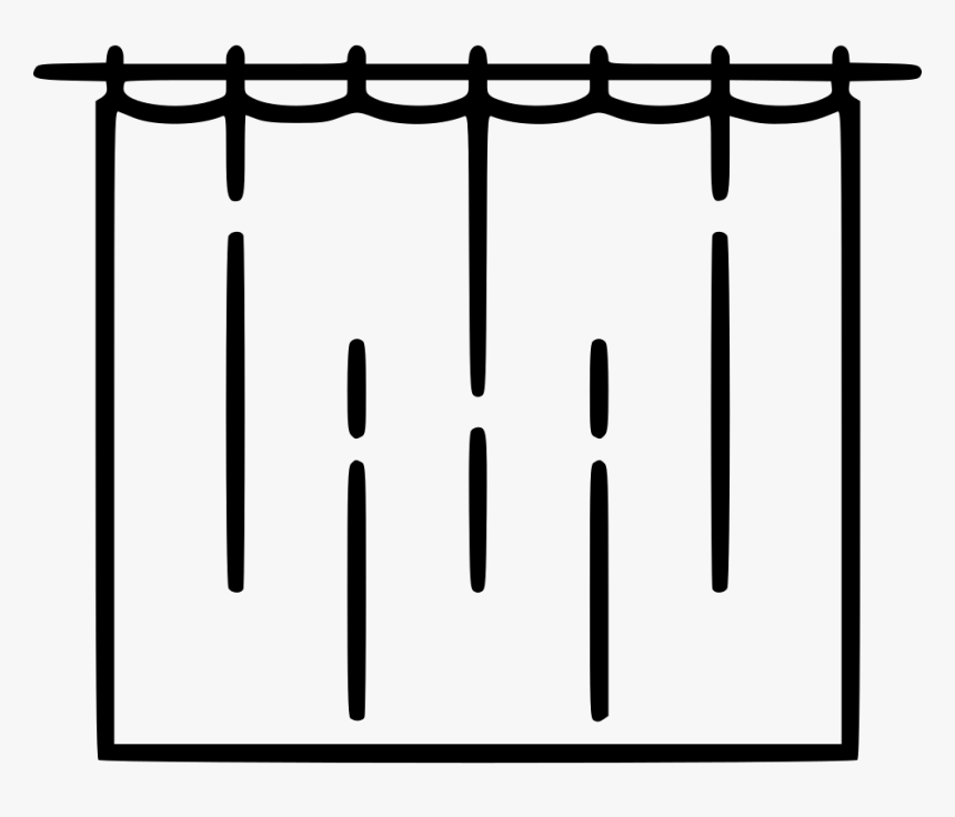 Shower Curtain - Curtain Icon, HD Png Download , Transparent Png Image ...