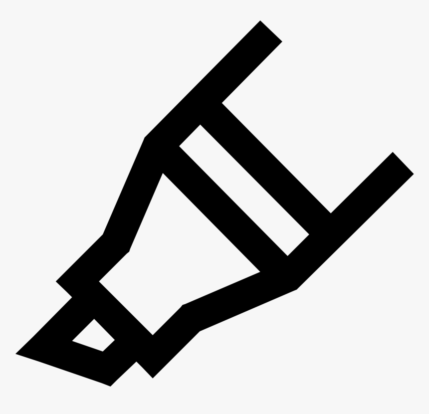 Chisel Tip Marker Icon - Pencil Icon Size, HD Png Download ...