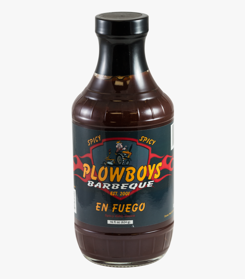 Plowboys Bbq En Fuego Bbq Sauce - Bottle, HD Png Download , Transparent ...
