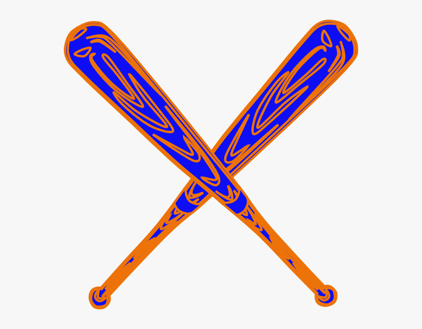 Crossed Bats Svg Clip Arts - Logo Tongkat Baseball, HD Png Download ...