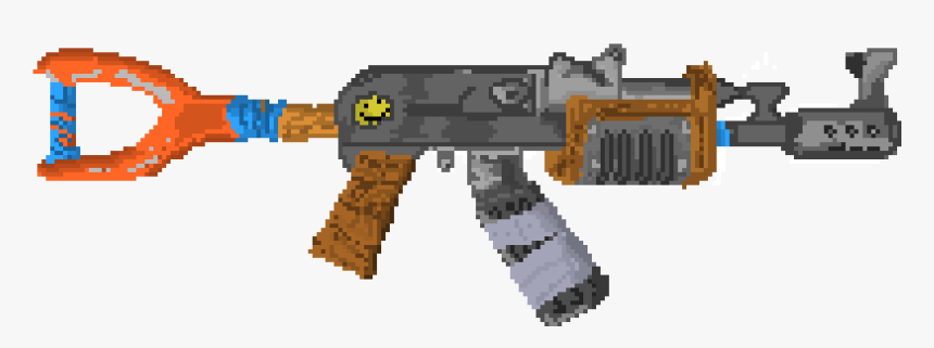 Rust Png - Rust Ak47 - Pixel Art Fortnite Gun, Transparent Png ...