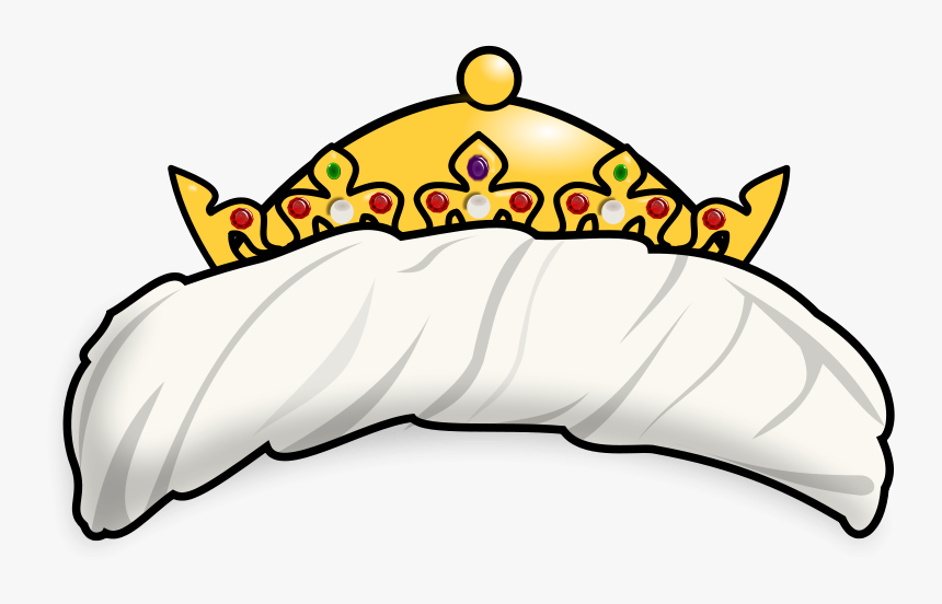 Vector Illustration Of Oriental Crown - Sultan Hat Clipart Transparent ...