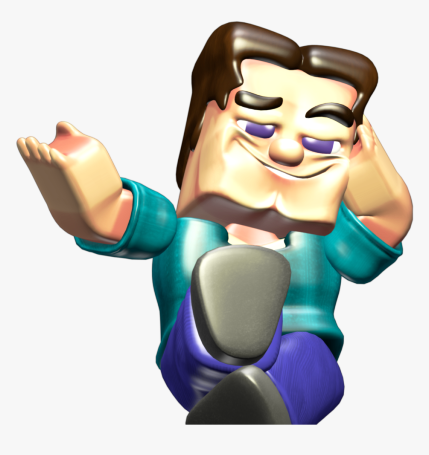 Grotesque Steve / Steveposting - Minecraft Steve Vs Banjo, HD Png ...