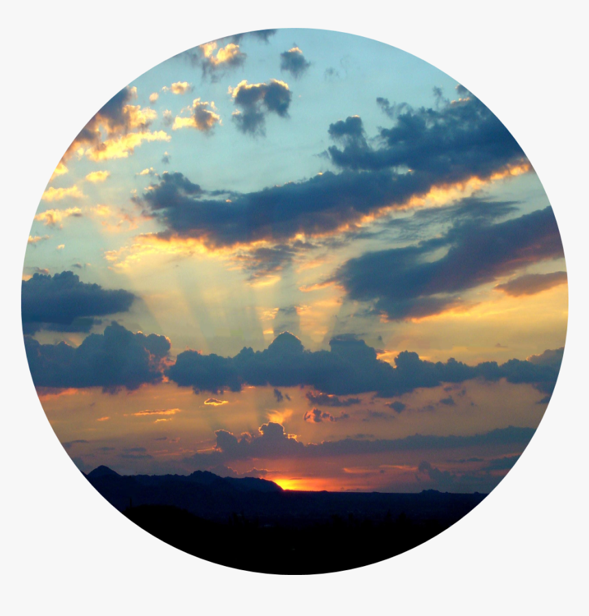 Clip Royalty Free Sunset Transparent Circle - Circle Picture Of Sunset ...
