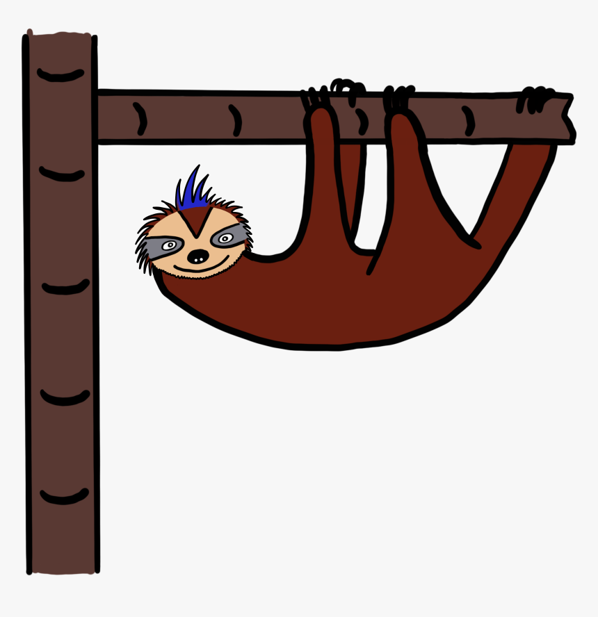 Transparent Sloth Png - Cartoon, Png Download , Transparent Png Image ...