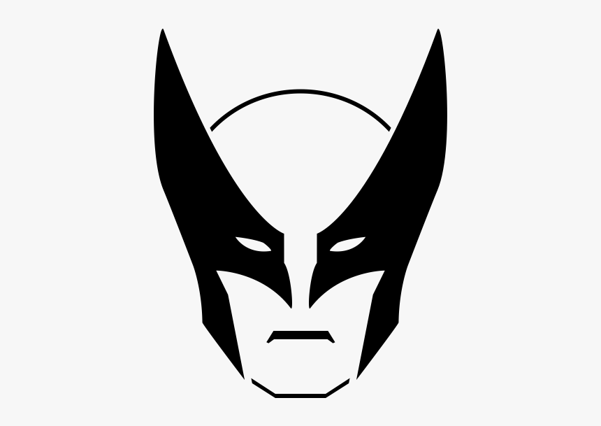 Wolverine Mask Png - Wolverine Mask Black And White, Transparent Png ...