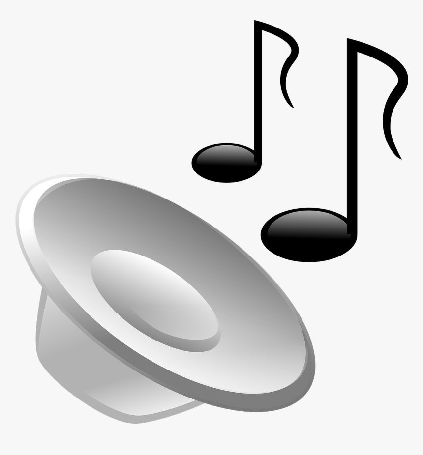 Speaker Music Notes - Music Icon Png Gif, Transparent Png , Transparent ...