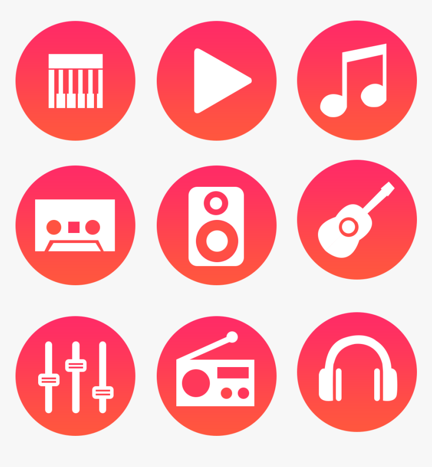 Music Icons - Arrow Flat Vector, HD Png Download , Transparent Png ...