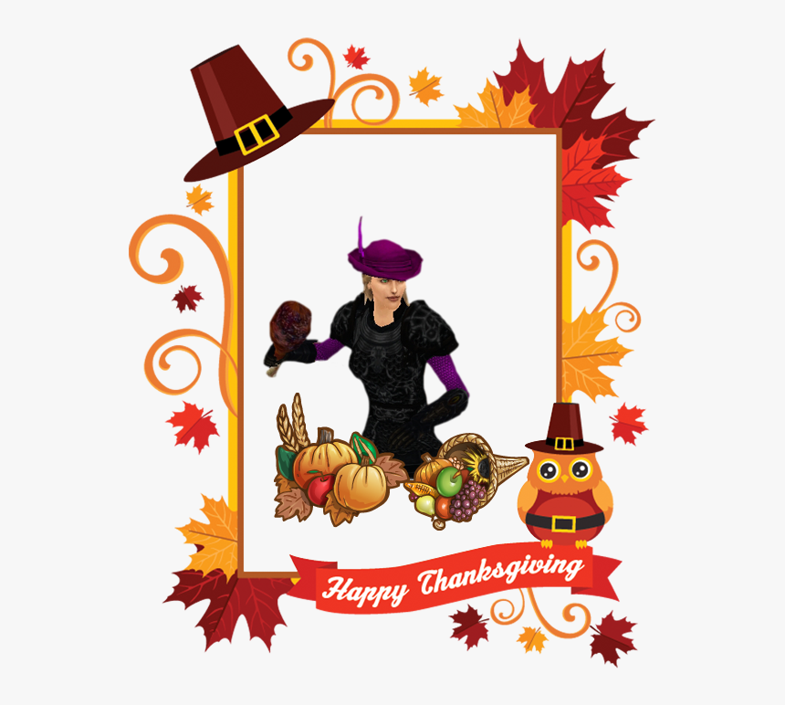 Thanksgiving Frame Clip Art, HD Png Download , Transparent Png Image ...