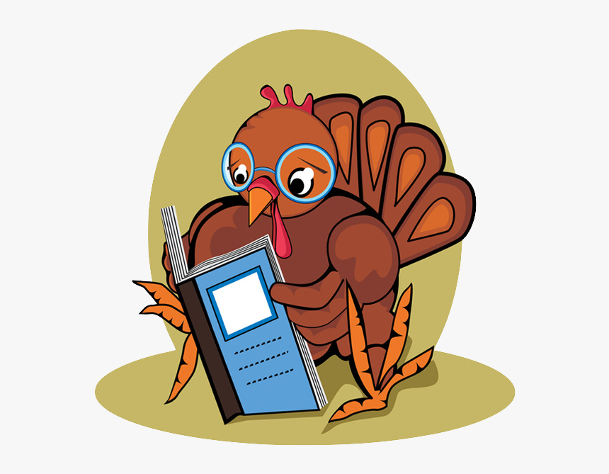 Turkey Reading A Book, HD Png Download , Transparent Png Image - PNGitem