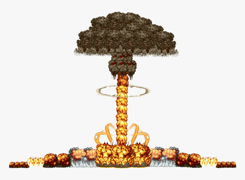 Mushroom Cloud Nuke Ver By Veronwoon - Nuke Mushroom Cloud Transparent ...