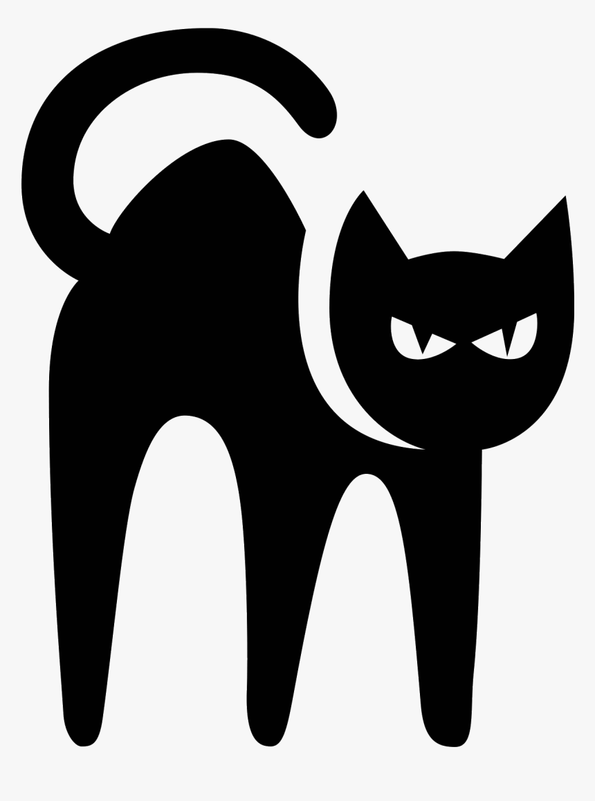 Transparent Cat Vector Png - Black Cat Png Icon, Png Download ...