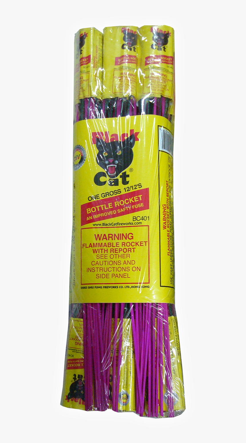 Bottle Rocket Black Cat Fireworks, HD Png Download , Transparent Png ...