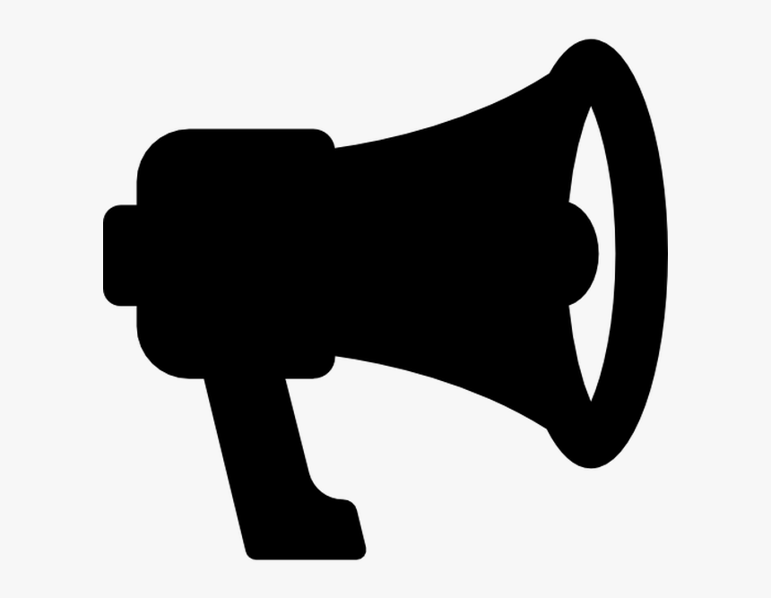 Megaphone Png White, Transparent Png , Transparent Png Image - PNGitem
