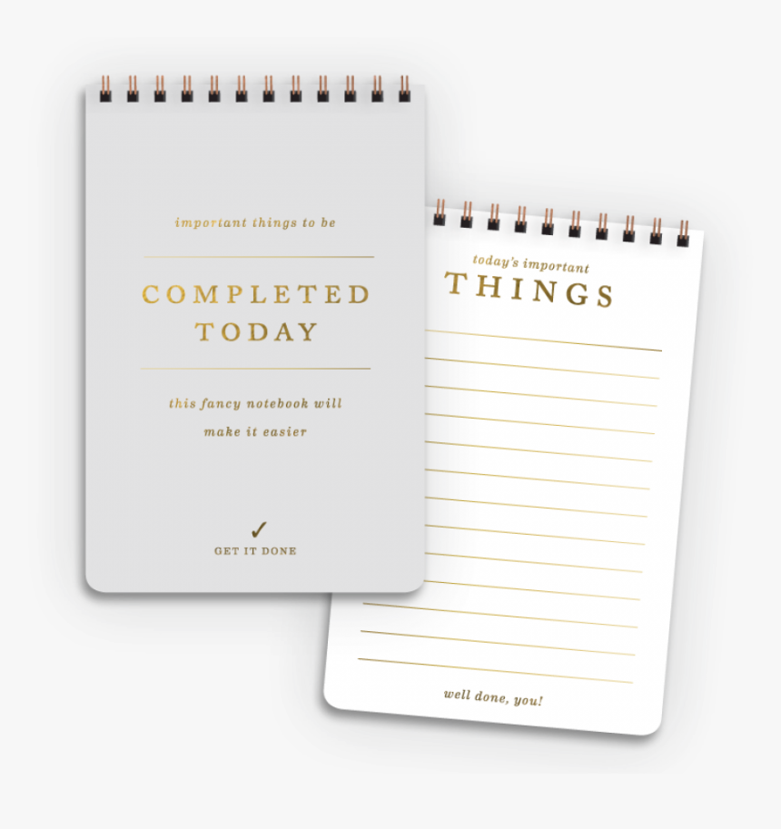 Important Today Notebook - Paper, HD Png Download , Transparent Png ...