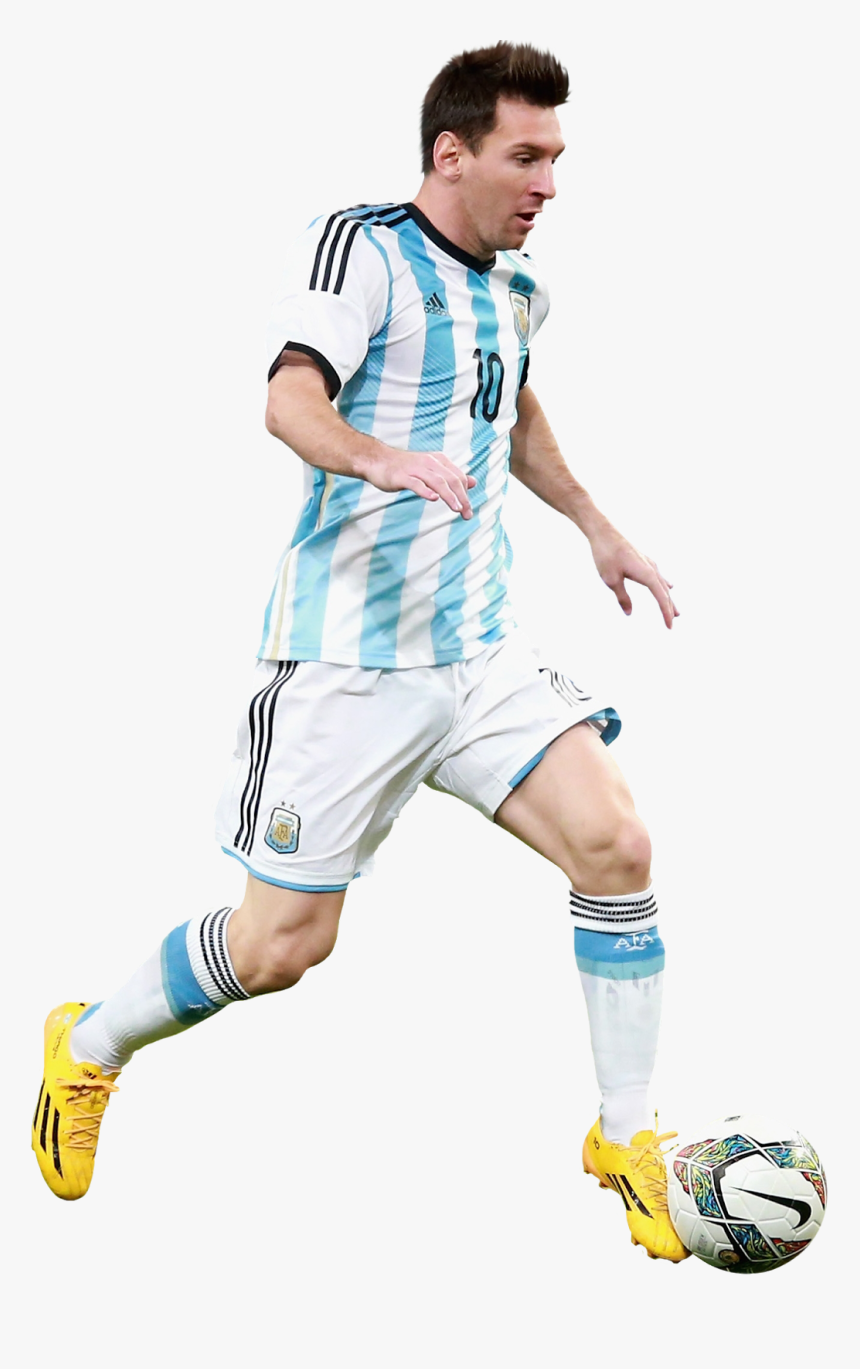 Lionel Messi Render - Jugador Pateando La Pelota Png, Transparent Png ...