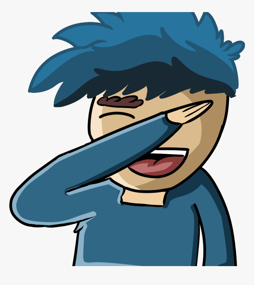 ⭐drawn Dab Twitch Emote For @harleytatumtbs 😂 ⭐ashamed - Cartoon, HD ...
