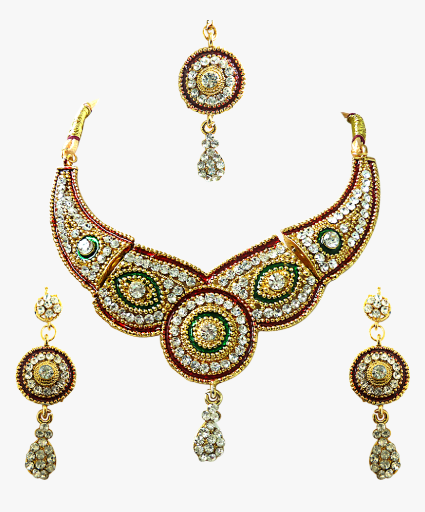 Necklace Jewellery Set Png Image Transparent - Artificial Jewellery Set Png, Png Download ...