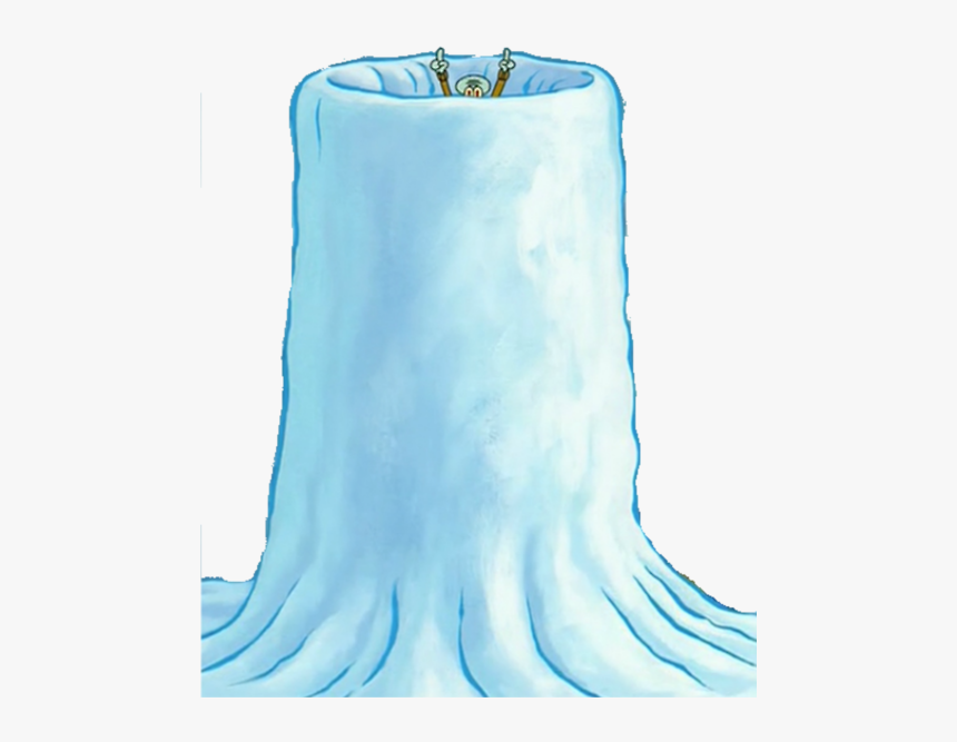 Snow Squidward Fort Transperant Fort Squidward - Spongebob Squidward ...
