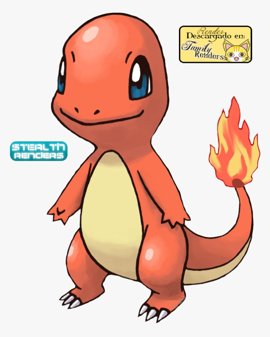 Pokemon Charmander , Png Download - Pokemon Charmander Render ...