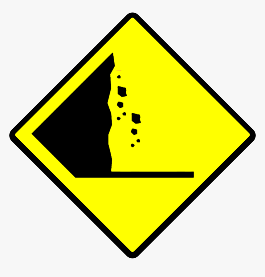 Falling Debris Png - Rambu Longsor Png, Transparent Png , Transparent ...