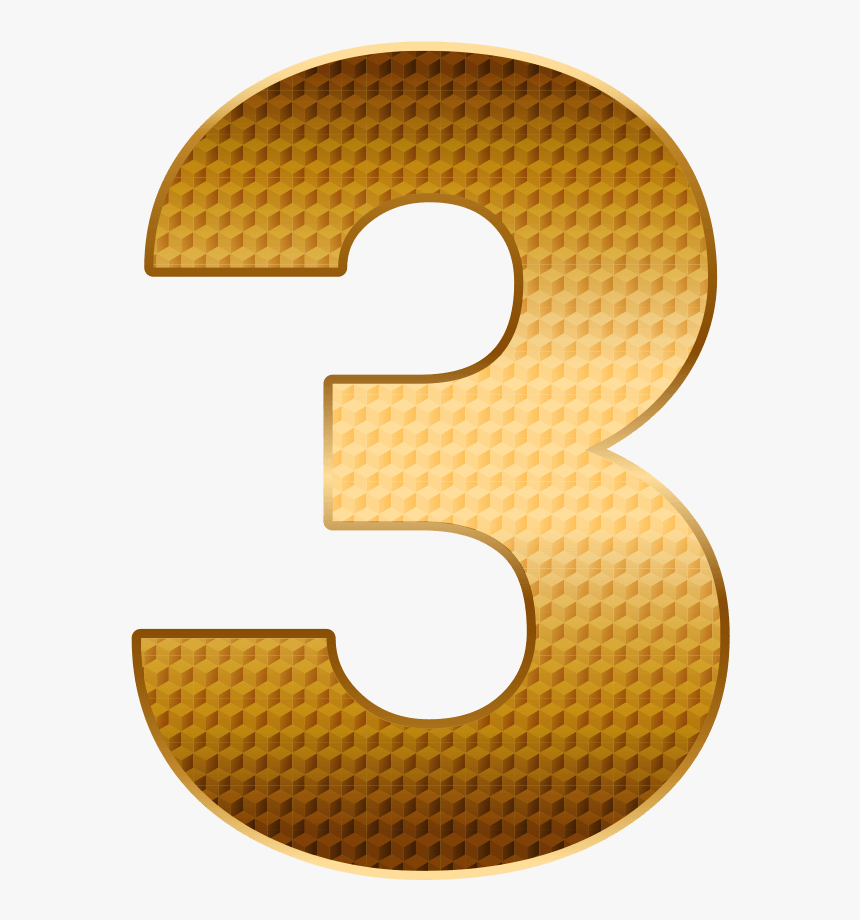 Number 3 Gold Png Image Free Download Searchpng - 3 Gold Png ...