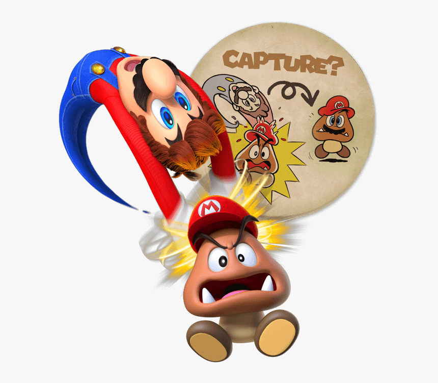 Transparent Cappy Png - Super Mario Odyssey Capture, Png Download ...