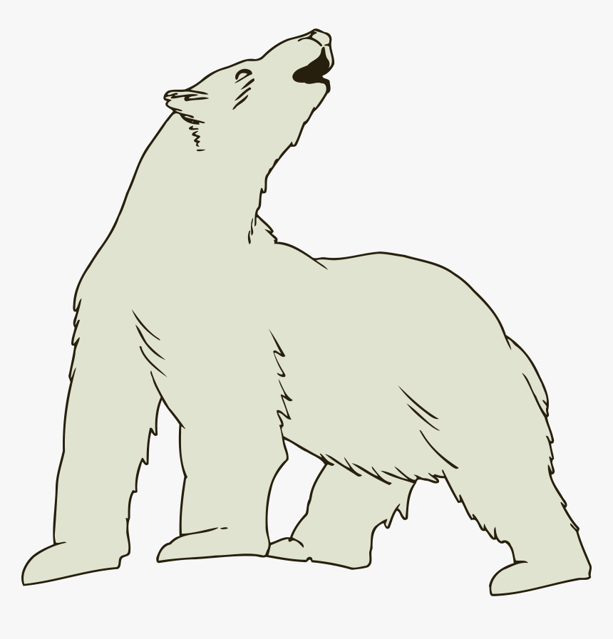 Polar Bear 3 Clip Arts - Clip Art Polar Bear, HD Png Download ...