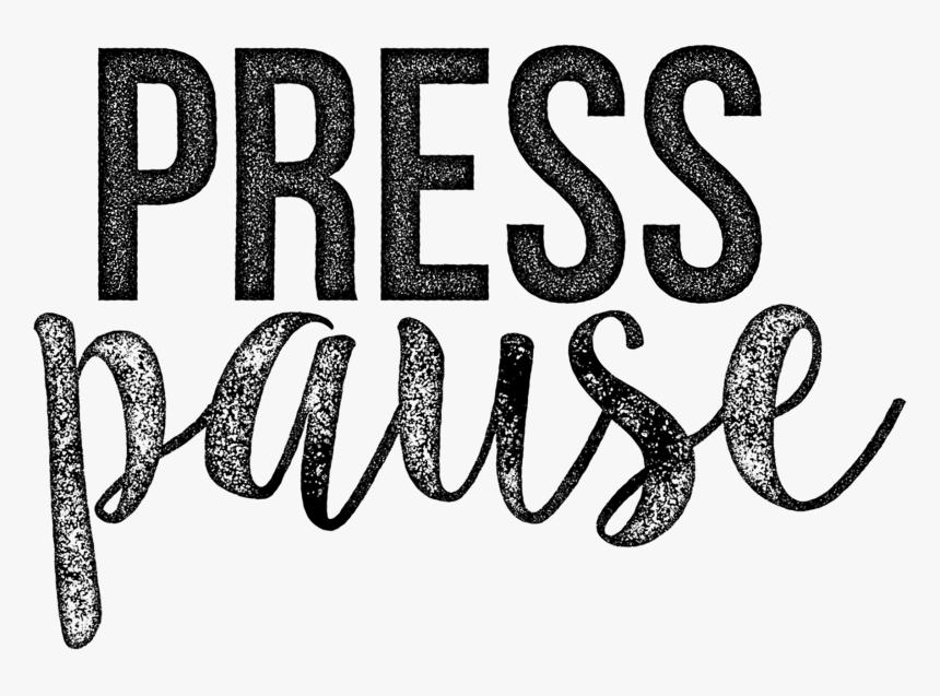 Bhs Presspause - Press Pause, HD Png Download , Transparent Png Image ...