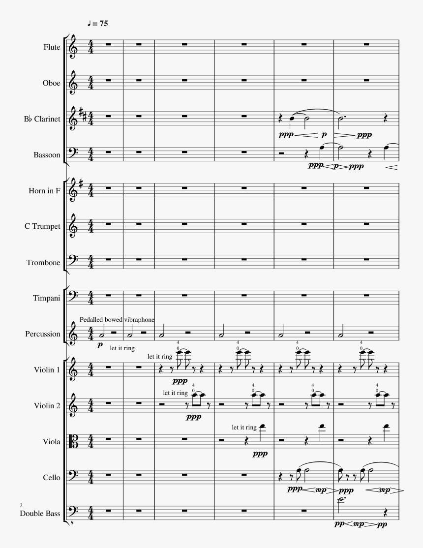 Sheet Music Full Band Score Conductor, HD Png Download , Transparent ...