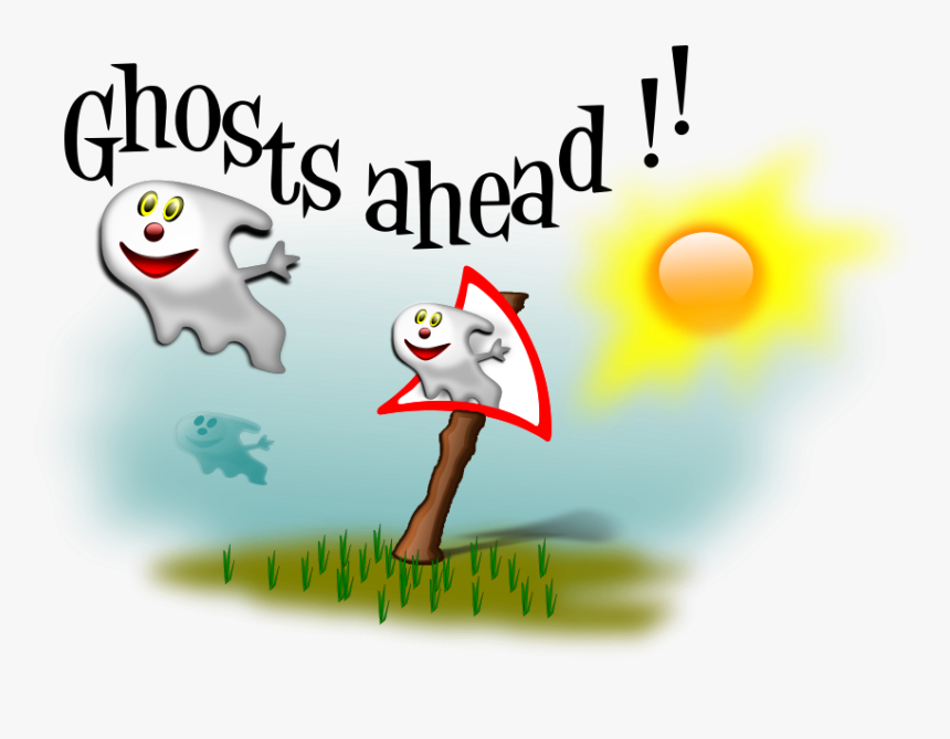 Free Sig - Warning Ghost, HD Png Download , Transparent Png Image - PNGitem