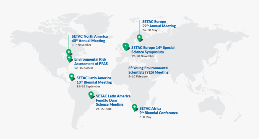 2019 Meetings And Workshops - World Map, HD Png Download , Transparent ...