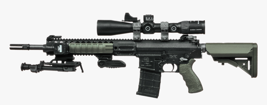 Airsoft Gbb M4 Sniper , Png Download - Png Sniper Rifle, Transparent ...