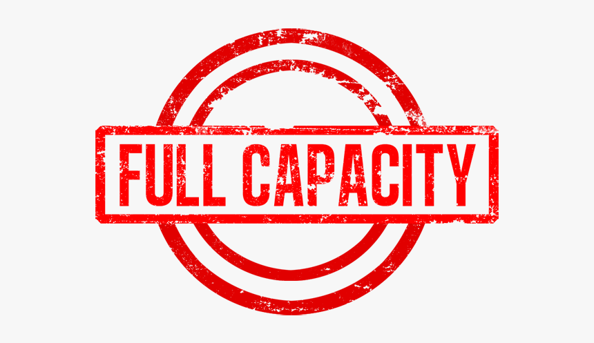 Full Capacity Registration Closed, HD Png Download , Transparent Png ...