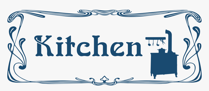 Kitchen Door Sign Clip Arts - Kitchen Sign Clip Art, HD Png Download ...