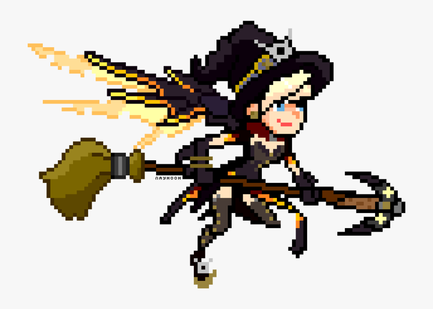 Banner Royalty Free Transparent Mercy Pixel - Overwatch Mercy Pixel ...