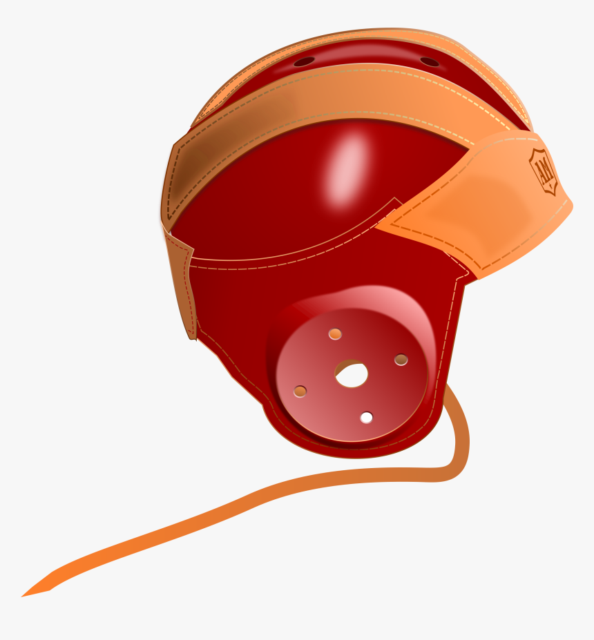 Vintage 1940 S Leather Football Helmet Clip Arts - Old Football Helmet ...