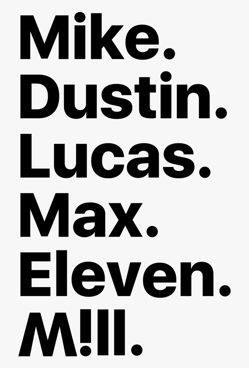 Black And White Stranger Things, HD Png Download , Transparent Png ...