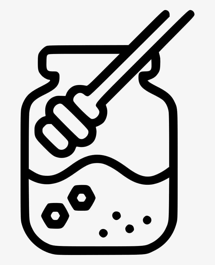 Honey Jar Png - Honey Jar Transparent Honey, Png Download , Transparent ...