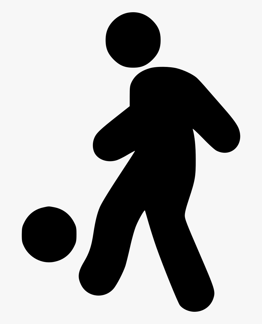 Football Player - Png Playing Football Icon, Transparent Png ...