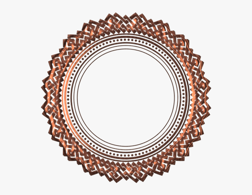 Fancy Round Picture Frame